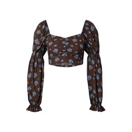 MONKI Blouse female Brown size 36