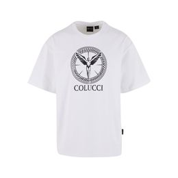 Colucci T-Shirt 'Ikarus' Herren Gr&ouml;&szlig;e L grau / schwarz / wei&szlig;