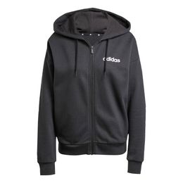 adidas Sportswear Sportsweatjacke 'Essentials' Damen Gr&ouml;&szlig;e 4XS schwarz / wei&szlig;