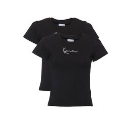 Karl Kani T-Shirt Damen Gr&ouml;&szlig;e XXL schwarz / wei&szlig;