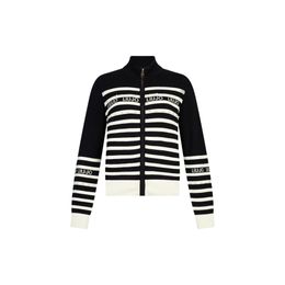 Liu Jo Strickjacke 'Better' Damen Gr&ouml;&szlig;e XL schwarz / wei&szlig;