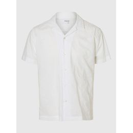 Selected Button Up Shirt male White size L