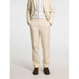 Selected Pleat-Front Pants male Beige size XXL
