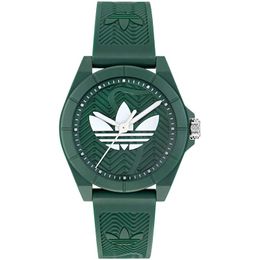 adidas originals Quarzuhr »PROJECT FOUR« Armbanduhr, Herrenuhr, Damenuhr, Resinarmband, wasserabweisend bis 5 bar dunkelgrün 0 Trendstarke...