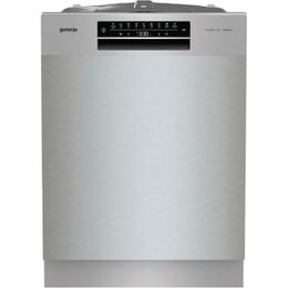 Gorenje Unterbaugeschirrspüler »GU673C60X« 16 Maßgedecke automatische Türöffnung silberfarben 3 in 1 Funktion