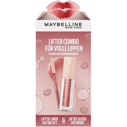 Maybelline NEW YORK Schmink-Set »Set: Lifter Gloss + Lifter Liner Lippenkonturenstift« Mit Hyaluronsäure, schöner Glanz, pflegend. mehrfarbig...