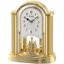Seiko Tischuhr &raquo;QXN228G&laquo; Quarzuhr, Wohnzimmer, Esszimmer, Arbeitszimmer, B&uuml;ro goldfarben Stilvolle Tischuhr