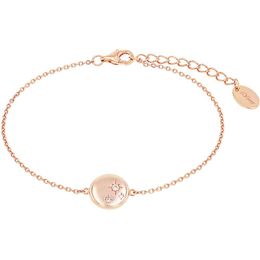 s.Oliver Armband »Stern, 2038826« mit Zirkonia (synth.) roségoldfarben-Weiß + Weiß 20 cm Damen Armband mit Stern-Motiv von s.Oliver