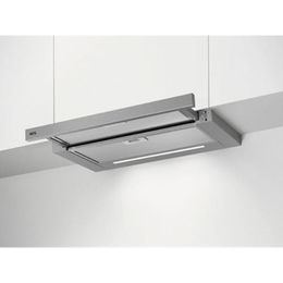 AEG Flachschirmhaube &raquo;DPS5650AM 942022603&laquo; 3 Stufen + Intensivstufe,Abluft- und Umluftbetrieb, LED-Leuchtstreifen silber Metall-Fettfilter: F&uuml;r stets 
