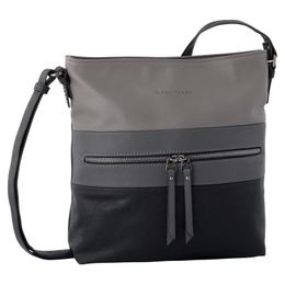 Tom Tailor Umhängetasche »ELLEN Cross bag L« mit schickem Farbverlauf schwarz