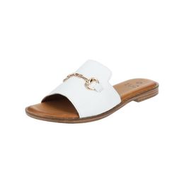 ILC Pantolette &raquo;Pantoletten Leder&laquo; Wei&szlig; 40 40 Verschluss: Schlupfschuh