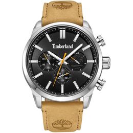 Timberland Multifunktionsuhr »HENNIKER II« Armbanduhr, Quarzuhr, Herrenuhr, Datum hellbraun-schwarz Markante Multifunktionsuhr für Herren