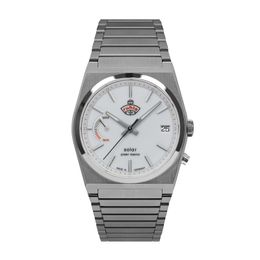 Ruhla Damen ruhla Solaruhr &raquo;Space Control Solar Power Reserve&laquo; Herrenuhr, Datum, Leuchtzeiger, Saphirglas, Made in Germany silber
