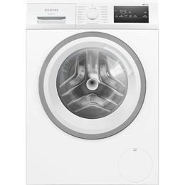 Siemens Waschmaschine iQ300 »WM14N127« 8 kg 1400 U/min Knitter-Programm smartFinish, Outdoor-Programm, Softtrommel weiß Outdoor-Programm –...