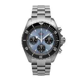 RUHLA Chronograph »Glasbach Cup« Quarzuhr, Herrenuhr, Datum, Stoppfunktion, Saphirglas, Made in Germany silberfarben 0 Sportlicher Herrenchronograph