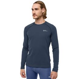 Jack Wolfskin Herren Langarmshirt &raquo;INFINITE WARM LS M&laquo; blau S (48)