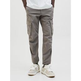 Jack & Jones JACK & JONES Cargohose »JPSTKANE NOAH CUFFED CARGO NOOS« Granite Grey XXL - N-Gr N-Gr XXL Praktische Cargohose von Jack & Jones