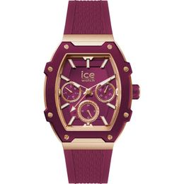 Ice Watch ICE-WATCH Multifunktionsuhr »ICE boliday - Alu - Small - MT« Quarzuhr, Armbanduhr, Damenuhr, analog, Datum, 12/24-Stunden-Anzeige fuchsia Elegante...