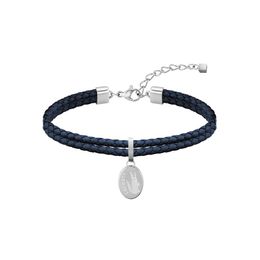 Lacoste Armband &raquo;Schmuck Edelstahl Armschmuck Lederarmband SNEAK&laquo; blau-edelstahlfarben Moderner Armschmuck der Marke Lacoste