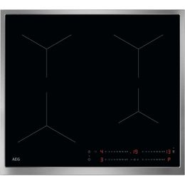 AEG Induktions-Kochfeld »TO64IA0AXB« PowerBoost, Hob²Hood, 14 Stufen, Topferkennung, Restwärmeanzeige Schwarz