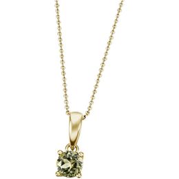 Firetti Kette mit Anhänger »Schmuck Geschenk Gold 375 Gold 585 Halsschmuck Halskette Solitär« mit unterschiedlichen Edelsteinen Peridot-grün...