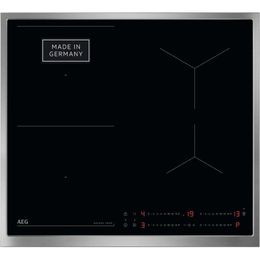 AEG Induktions-Kochfeld »TO64IB0FXB« Powermode, Hob²Hood, 14 Stufen, Topferkennung, Restwärmeanzeige, Bridge Schwarz