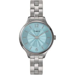 Timex Damen Quarzuhr &raquo;PEYTON&laquo; Armbanduhr, Damenuhr,Edelstahlarmband,analog silber