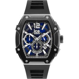 Ice Watch ICE-WATCH Chronograph »ICE boliday - Steel - Large - CH« Armbanduhr, Quarzuhr, Herrenuhr, Silikonarmband, Stoppfunktion schwarz-blau Imposanter...
