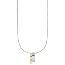 Bruno Banani Kette mit Anhänger »Schmuck Geschenk Silber 925 Halsschmuck Halskette Ankerkette« mit Zirkonia (synth.)...