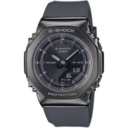 Casio G-SHOCK Chronograph Quarzuhr, Armbanduhr, Damenuhr, Herrenuhr, bis 20 bar wasserdicht, digital anthrazit-grau Sportiver Chronograph