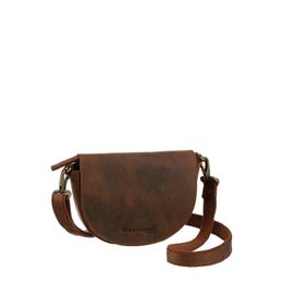 GreenLand Nature G&uuml;rteltasche &raquo;Montenegro&laquo; 2in1 G&uuml;rteltasche und Umh&auml;ngetasche cognac