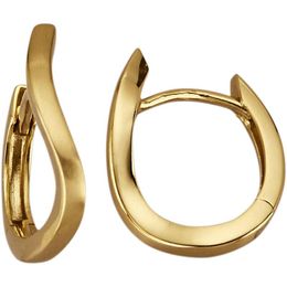 Firetti Paar Creolen »Schmuck Geschenk Gold 375 Ohrschmuck Ohrringe« gelbgoldfarben 14 mm Diese edlen Gelbgold Creolen sind die passende Ergänzung...