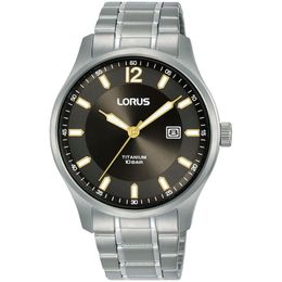 Lorus Quarzuhr »Sports« Armbanduhr, Damenuhr, Herrenuhr, Titan, Tag, analog titansilberfarben-anthrazit Klassische Armbanduhr für Sie & Ihn