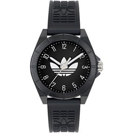 adidas originals Quarzuhr »PROJECT FOUR« Armbanduhr, Herrenuhr, Damenuhr, unisex, Resinarmband schwarz 0 Modische Armbanduhr für Sie & Ihn