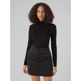 Véro Moda VERO MODA Langarmshirt »VMALBERTE LS ROLLNECK TOP JRS NOOS« Black L L Langarmshirt mit Rollkragen für Wärme an kühleren Tagen