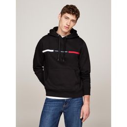 Tommy Hilfiger Herren Kapuzensweatshirt &raquo;HILFIGER CHEST INSERT HOODY mit Kapuze und Logoschriftzug&laquo;, unifarben, casual, regular fit, Baumwollmix, 