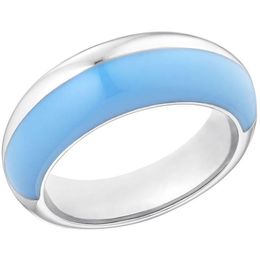 s.Oliver Fingerring »2037975/-79/-77/-78« mit Emaille edelstahlfarben-hellblau 60 Auffälliger Damen Ring von der Marke s.Oliver