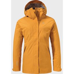 Schöffel SCHÖFFEL Doppeljacke »Hiking 3in1 Jacket Style Tamina WMS« mit Kapuze 5735 - gelb 36 36 Wasserdicht & atmungsaktiv dank 2-Lagen VENTURI Membrane