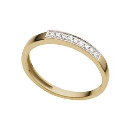 Firetti Diamantring »Schmuck Geschenk Gold 333 Damenring Goldring Diamant« mit Brillanten gelbgoldfarben-weißgoldfarben 19 Schicker, moderner...