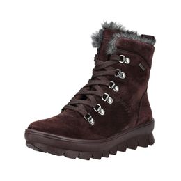 Legero Schnürstiefelette »Stiefelette Veloursleder« Bordeaux 40 40 Verschluss: Schnürung