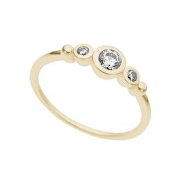 Firetti Fingerring »Schmuck Geschenk Gold 333 Damenring Goldring« mit Zirkonia (synth.) gelbgoldfarben-kristallweiß 16 Klassischer Ring