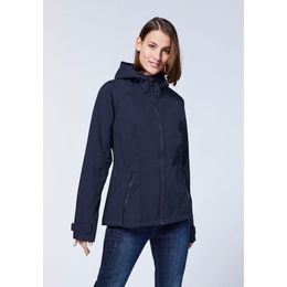 Chiemsee Softshelljacke Dark Blue-Black XL (42) XL (42) Chiemsee Damen-Funktionsjacke im einfarbigen Look