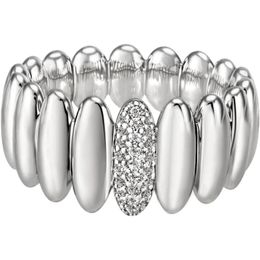 Firetti Fingerring »Schmuck Geschenk Silber 925 Silberring Ring Stäbchen« mit Zirkonia (synth.) silberfarben-kristallweiß 56 Kunstvoll...