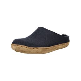 Haflinger Hausschuh &raquo;Hausschuhe Filz&laquo; Mittelblau 39 39 Verschluss: Schlupfschuh