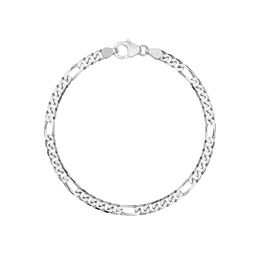 Firetti Armband »Schmuck Geschenk Silber 925 Armschmuck Armkette Figarokette« Made in Germany silberfarben 19 Elegantes Figarokettenarmband -...