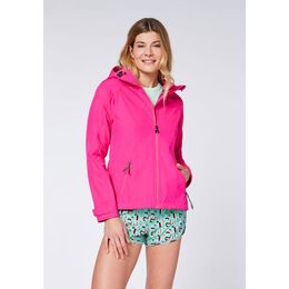 Chiemsee Softshelljacke Beetroot Purple L (40) L (40) Chiemsee Damen-Funktionsjacke im einfarbigen Look