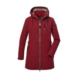 G.I.G.A. by Killtec G.I.G.A. DX BY KILLTEC Softshellparka »GW 46 WMN SFTSHLL PRK« Softshell Parka mit Teddyfell, abzippbare Kapuze, 8.000 mm Wassersäule rot 36 36...