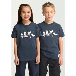 Jack Wolfskin T-Shirt »MOOMIN T-SHIRT K« ICON-midnightsky 104 104 T-Shirt aus Bio-Baumwolle