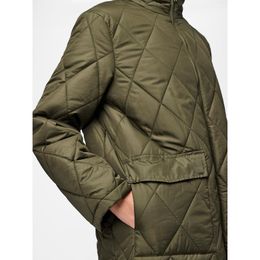 Pieces Steppmantel »PCMAILEY LONG QUILTED JACKET NOOS BC« Forest Night L L Langer gesteppter Mantel von Pieces