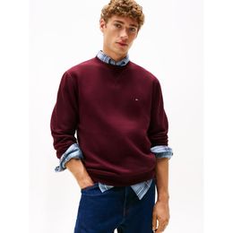 Tommy Hilfiger Sweatshirt »ESS SEASONAL FLEECE CREWNECK mit Rundhals und Stickerei« unifarben, casual, regular fit, Baumwollmix, Rundhals Deep...